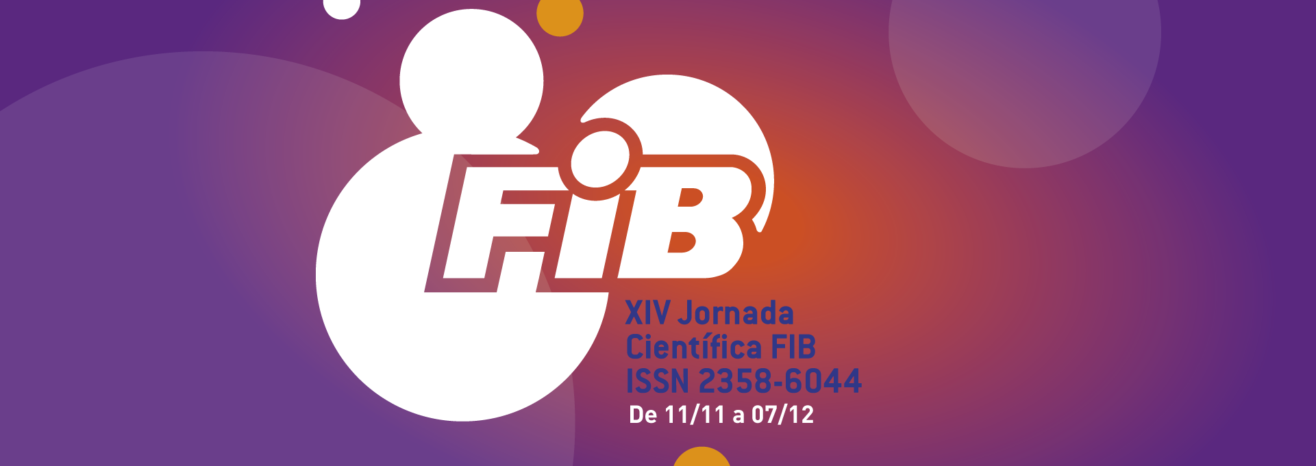 Início - Jornada Científica FIB - .::FIB BAURU::.